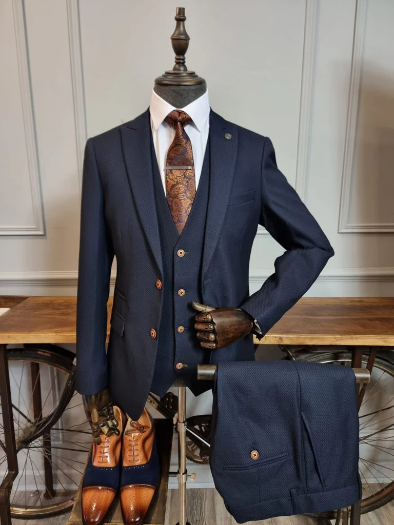 MARC DARCY LONDON MAX NAVY 3 PIECE - (IN STORE ONLY) – Echo Clothing